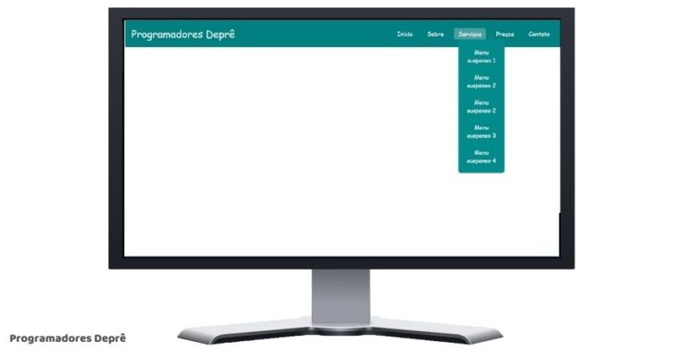 Como Criar Menu Responsivo Com Html E Css Programadores Deprê