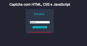 Crie formulários de verificação CAPTCHA com HTML, CSS e JavaScript ...