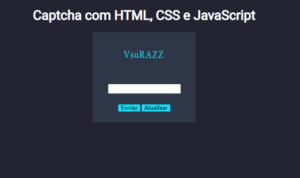 Crie formulários de verificação CAPTCHA com HTML, CSS e JavaScript ...