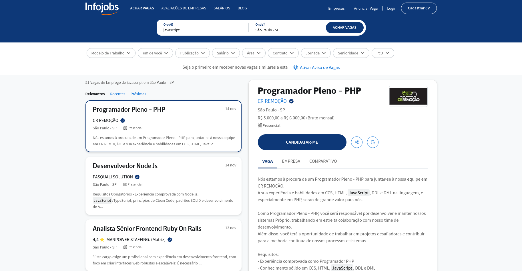 Vagas TI: 8 melhores sites para achar um emprego hoje - Programadores Deprê